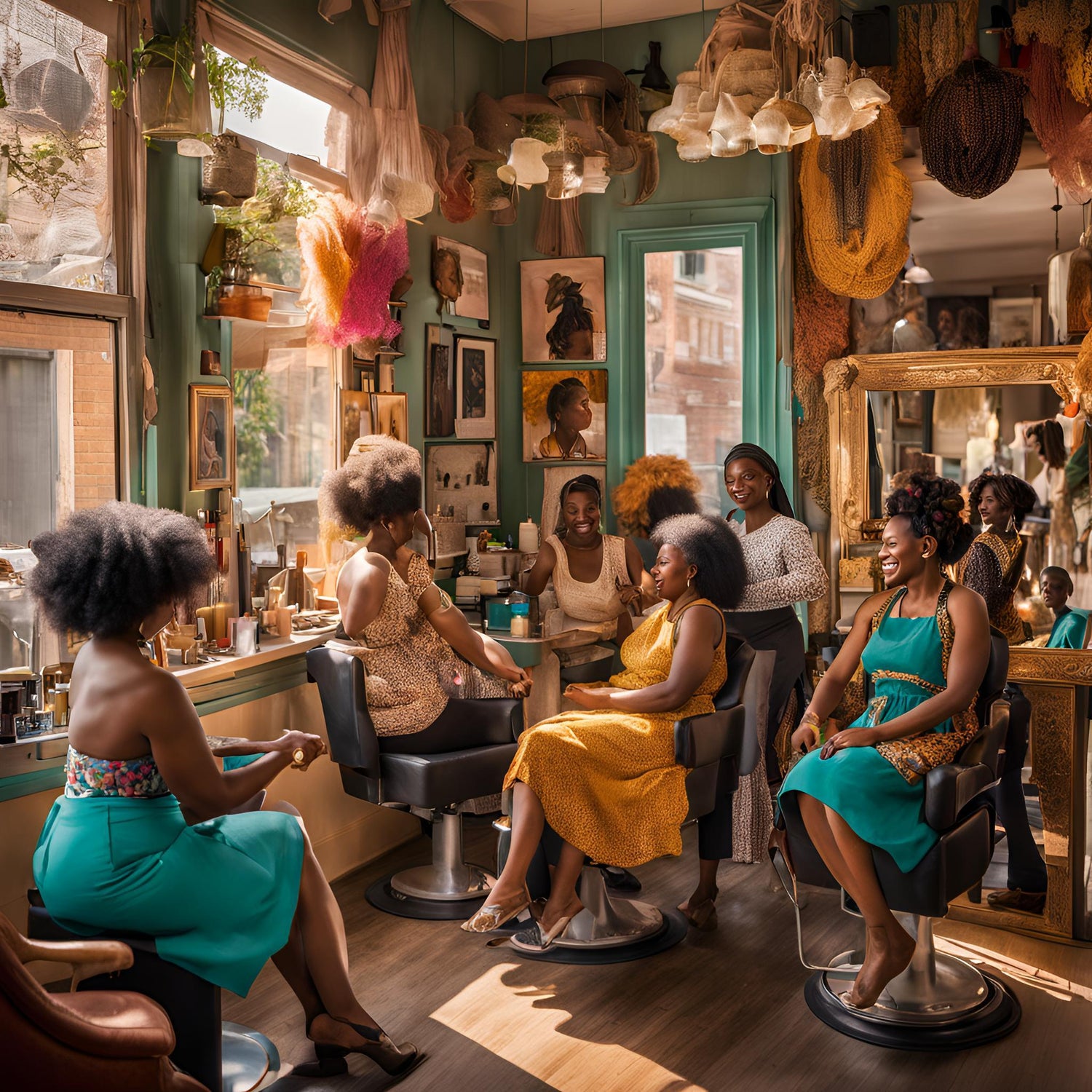 The Evolution of Black Women's Hair Salons: Then vs. Now – DEMURE HAIR